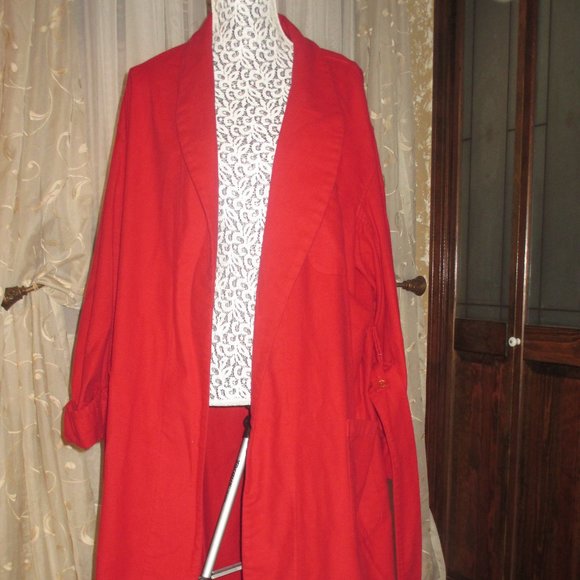 L.L. Bean | Other | Vintage Llbean Red Chamois Robemenslarge | Poshmark